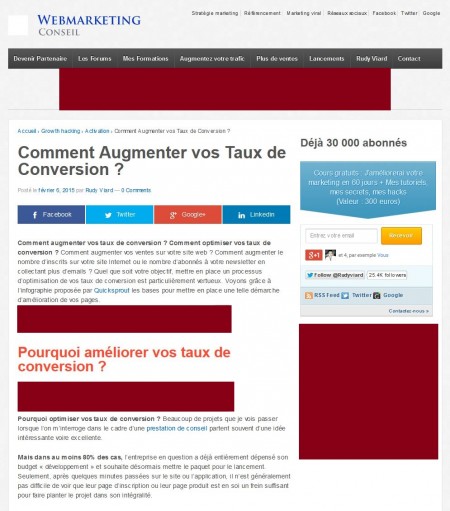 Publicité / Partenariats - Webmarketing Conseil - Attirez votre Client Idéal