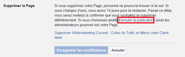 Supprimer sa Page Facebook en 3 Etapes [Guide Complet]